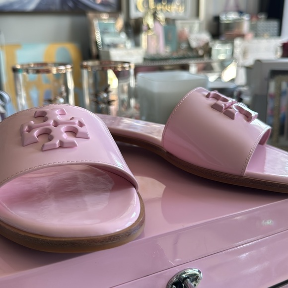 Tory Burch | Shoes | Tory Burch Baby Pink Slides | Poshmark